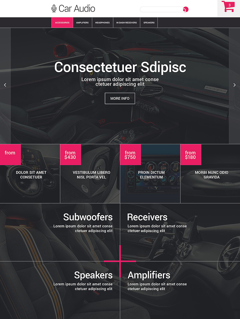 15 Quality Ecommerce Templates & Themes for Car Audio Online Stores ...