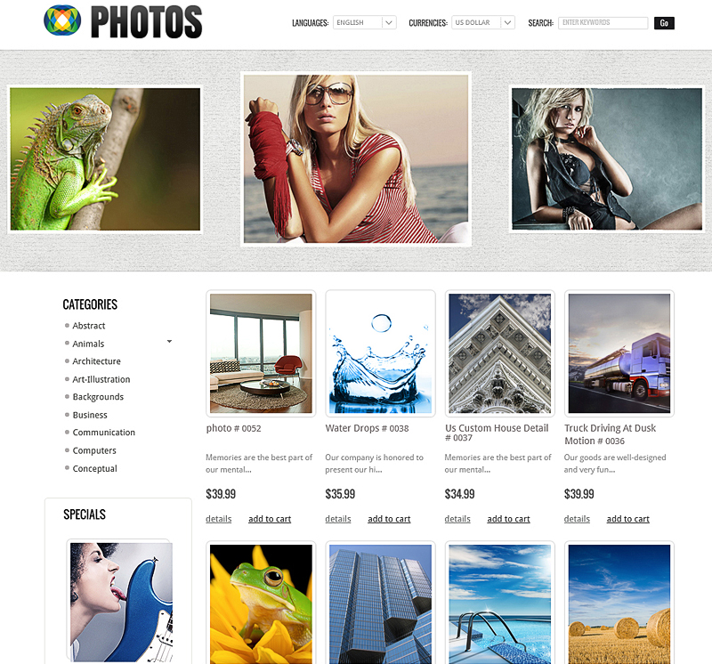 10 Excellent Ecommerce Templates & Themes for Online Art & Photography ...